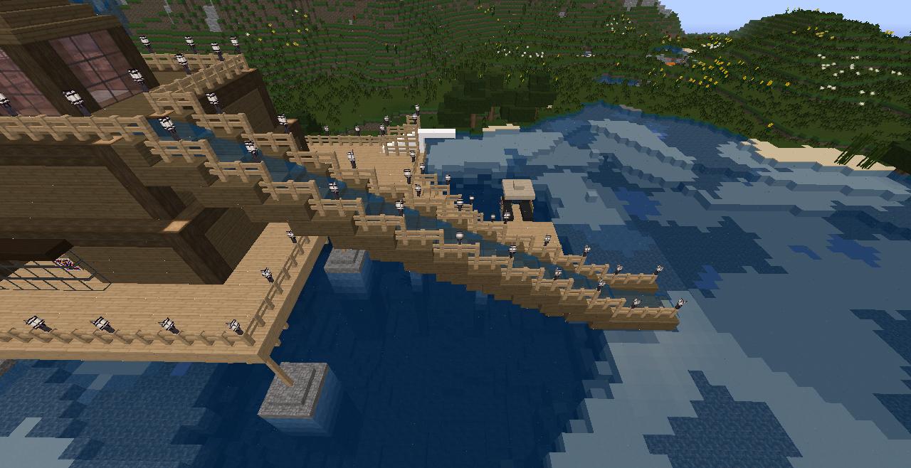 Modern lake Home 1.7 Minecraft Map