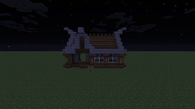 Gothic/ Nordic Small House Minecraft Map