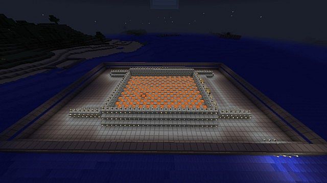 Cake Defense Multiplayer Level w/ Lava Arena Minecraft Map