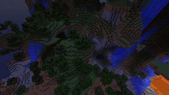 1.8 Super Preset: Dark & Light Minecraft Map