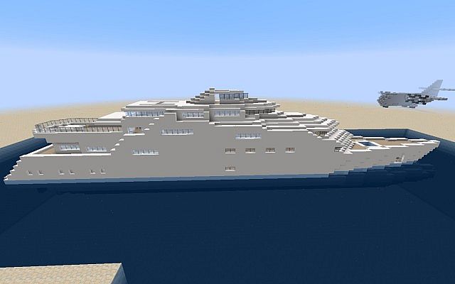 Large Yacht Minecraft Map