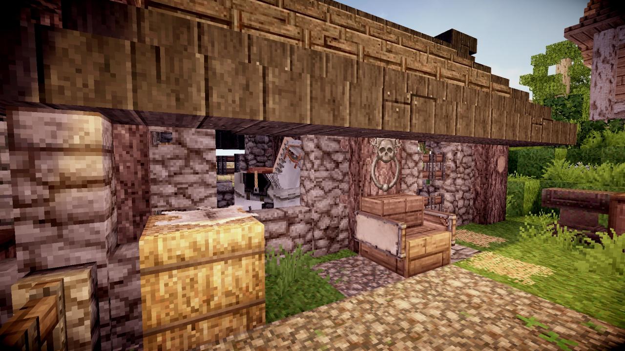 Simple cottage plot schematic Minecraft Map