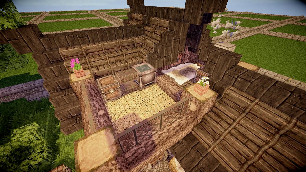 Simple cottage plot schematic Minecraft Map