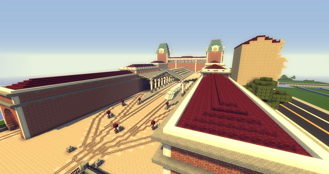Historical train station Minecraft Map