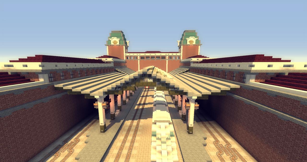 Historical train station Minecraft Map