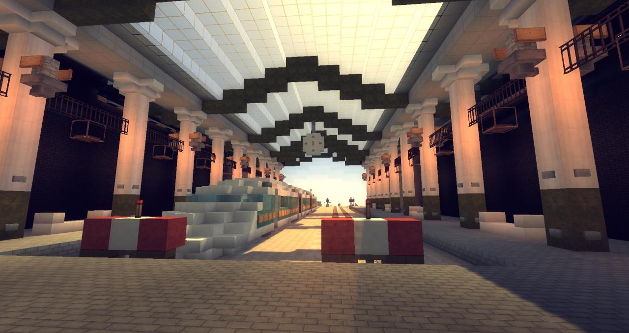 Historical train station Minecraft Map