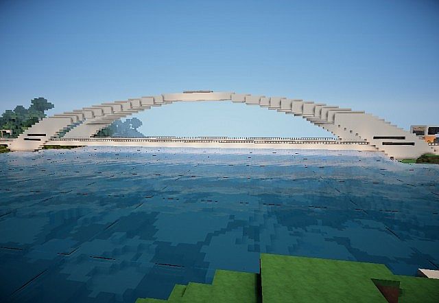 Big arch bridge Minecraft Project