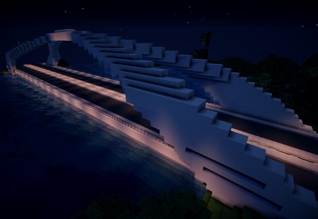 Big arch bridge Minecraft Map
