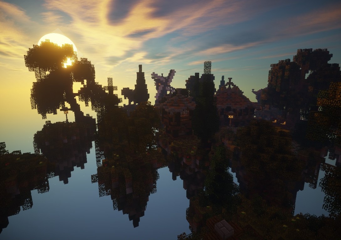 Floaty Tree Town Minecraft Map