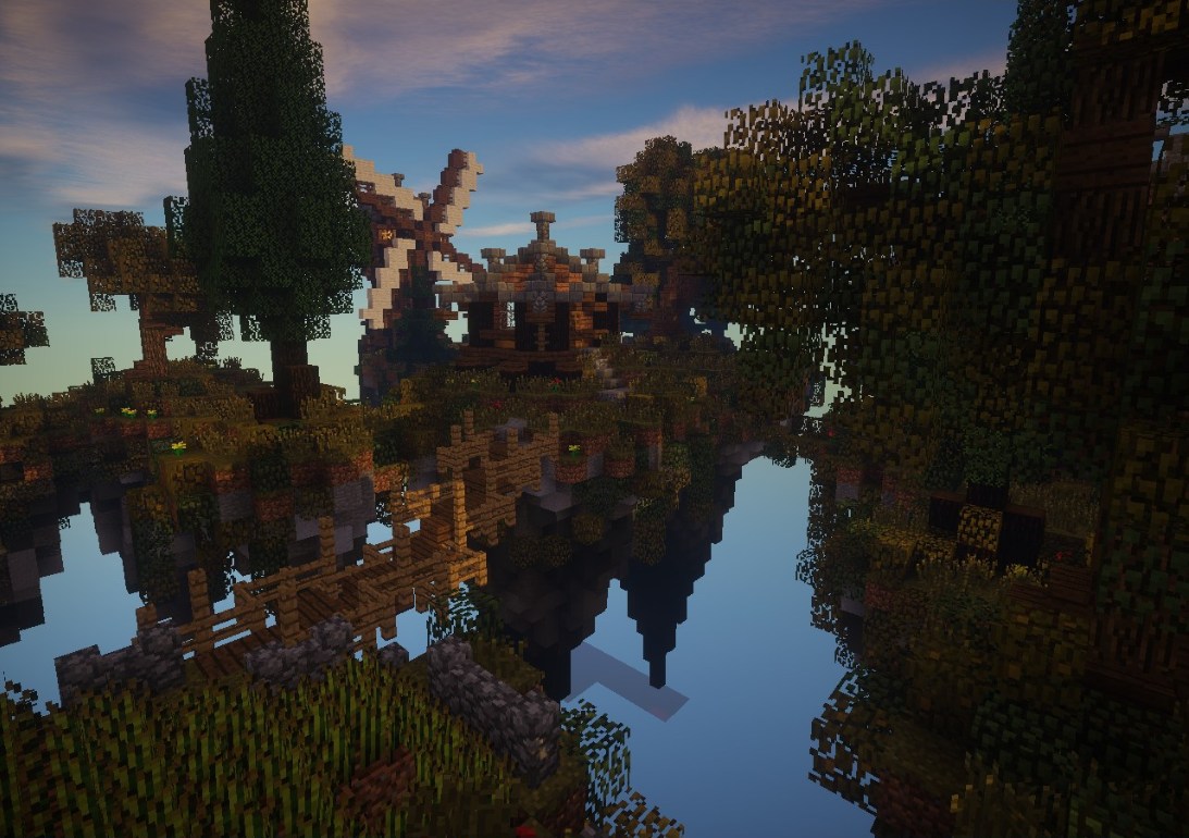 Floaty Tree Town Minecraft Map