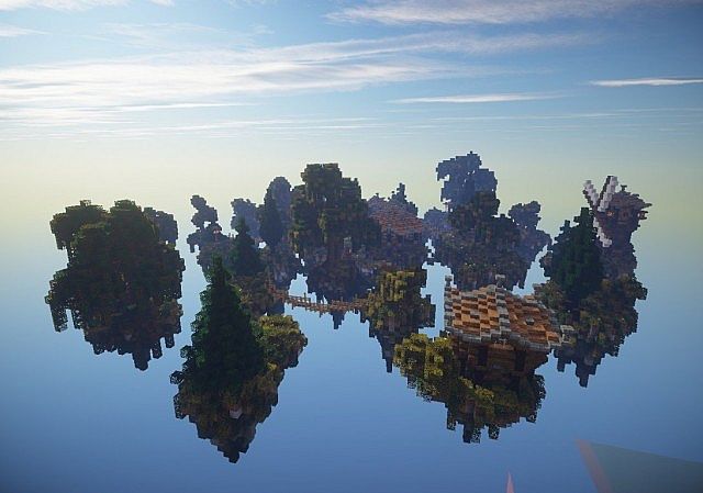 Floaty Tree Town Minecraft Map