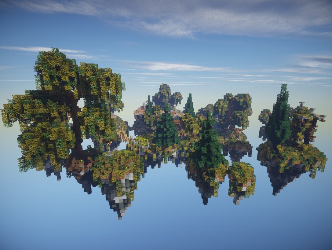 Floaty Tree Town Minecraft Map