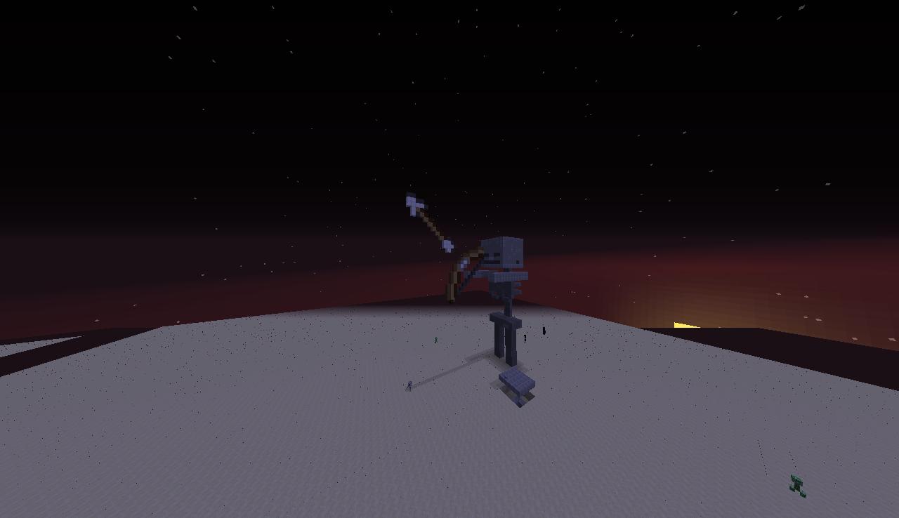 Giant Minecraft Skeleton Minecraft Map