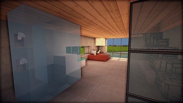 FLAT ROOF, A MINIMILIST MODERN HOUSE BY BENKAVIN Minecraft Map