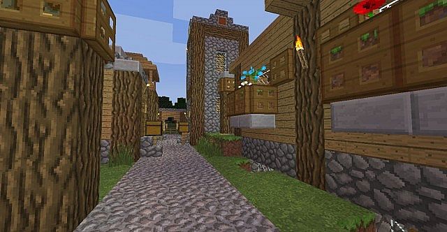 Improved NPC Village Minecraft Map