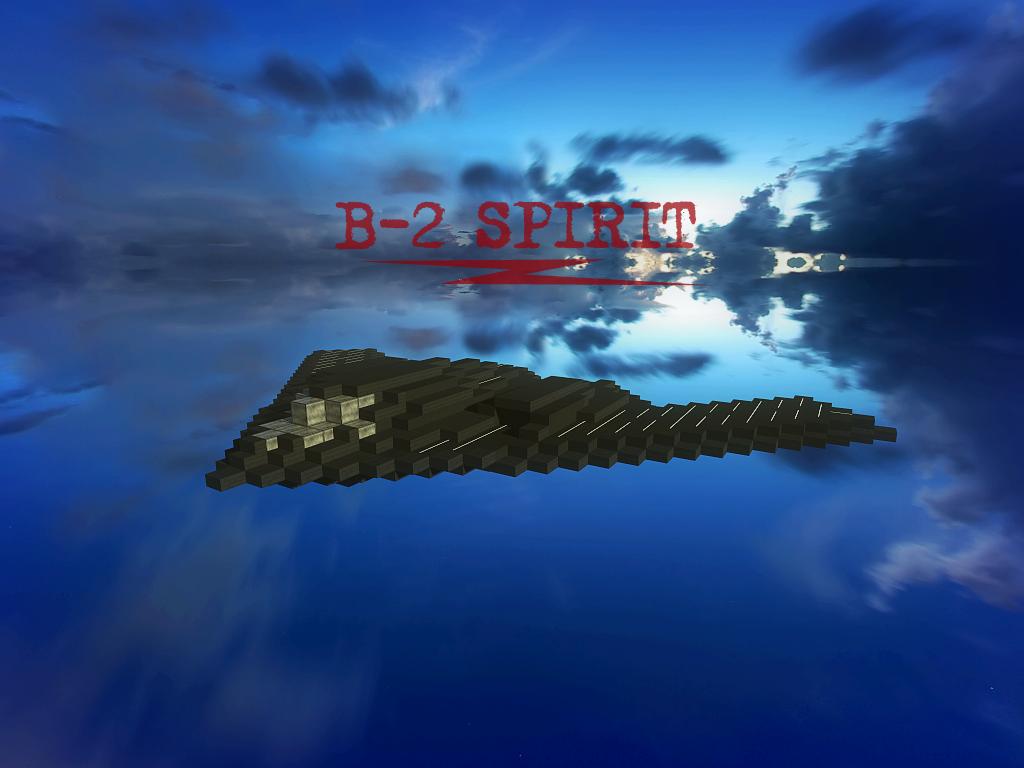 B-2 Spirit Stealth Bomber Minecraft Map