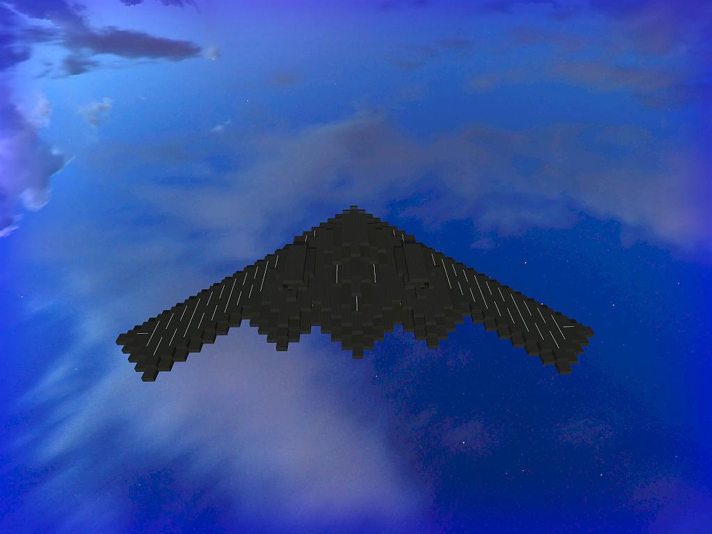 B-2 Spirit Stealth Bomber Minecraft Map