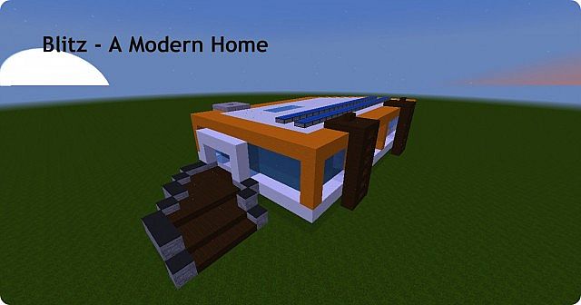 Blitz - A modern Home 10 Minute Challenge Minecraft Map