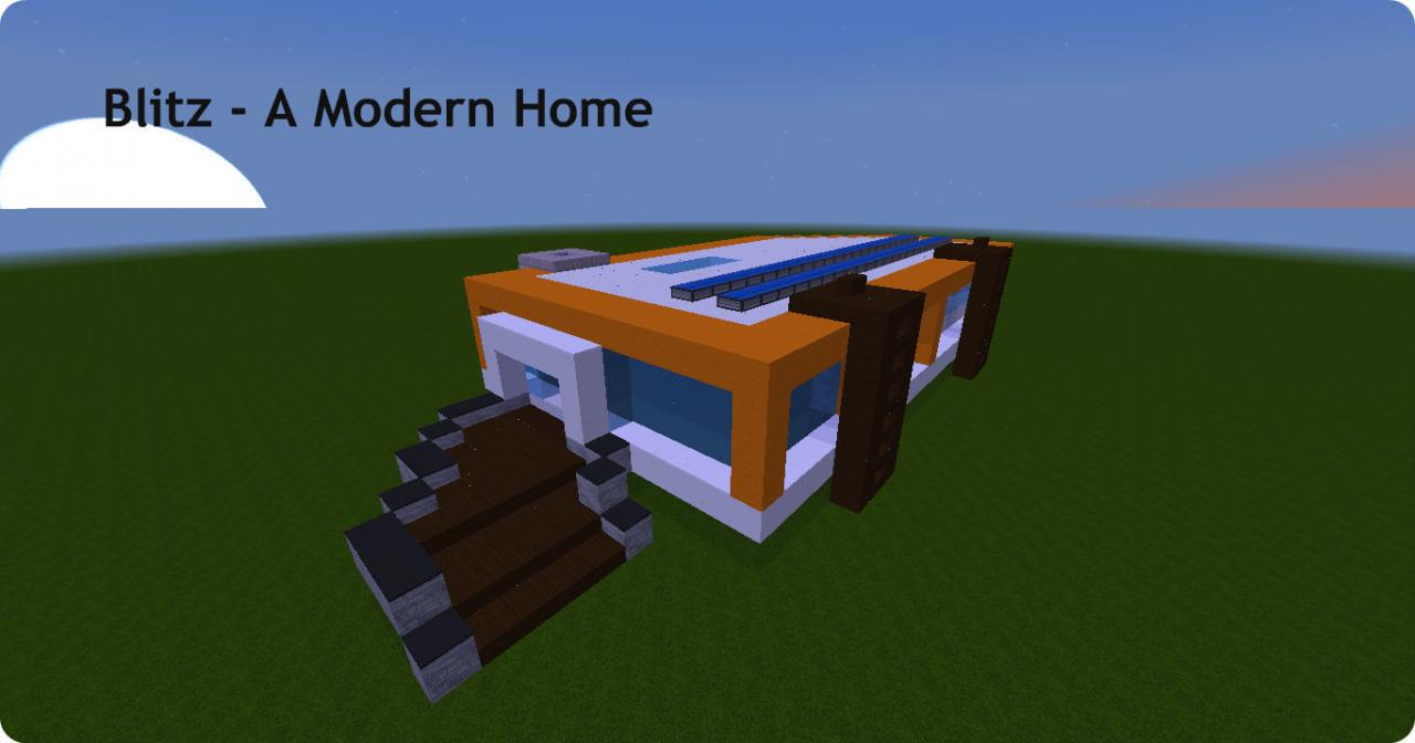 Blitz - A modern Home 10 Minute Challenge Minecraft Map