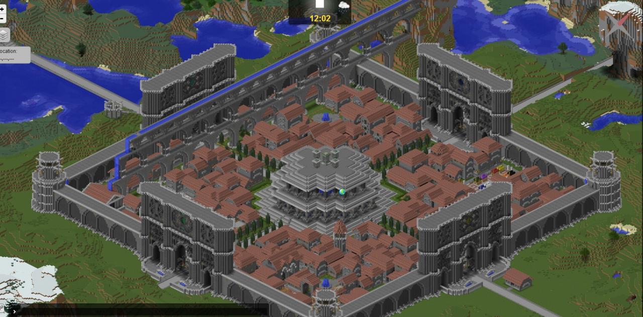 Roman Style Server Spawn (DarkCraft) Minecraft Map