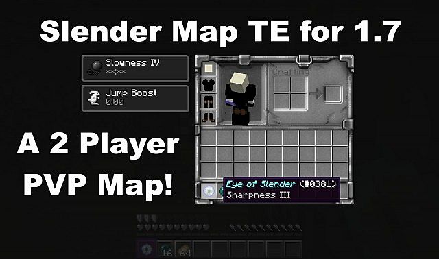 Slender Map TE 1.7 [PVP Minigame] [2 Player] [NO MODS, FULLY VANILLA] [Resource Pack Needed ...