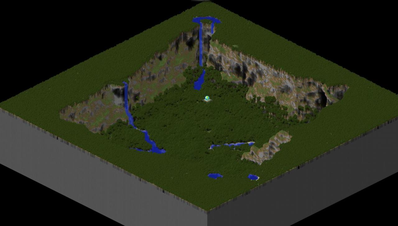 Dragon Falls Minecraft Map