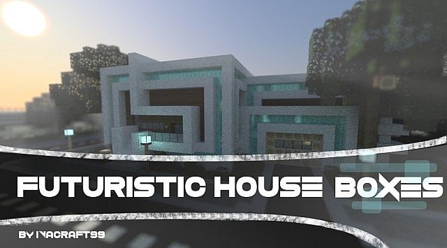 Boxes | A Futuristic House Minecraft Map