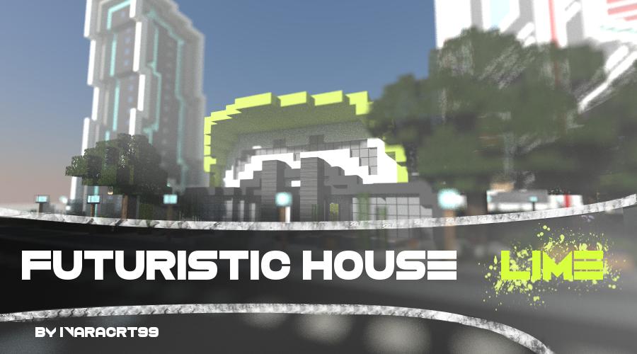 Lime | A Futuristic House Minecraft Map