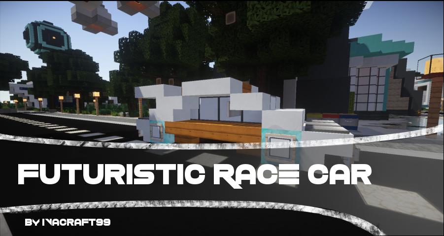 A Futuristic Race Car Minecraft Map