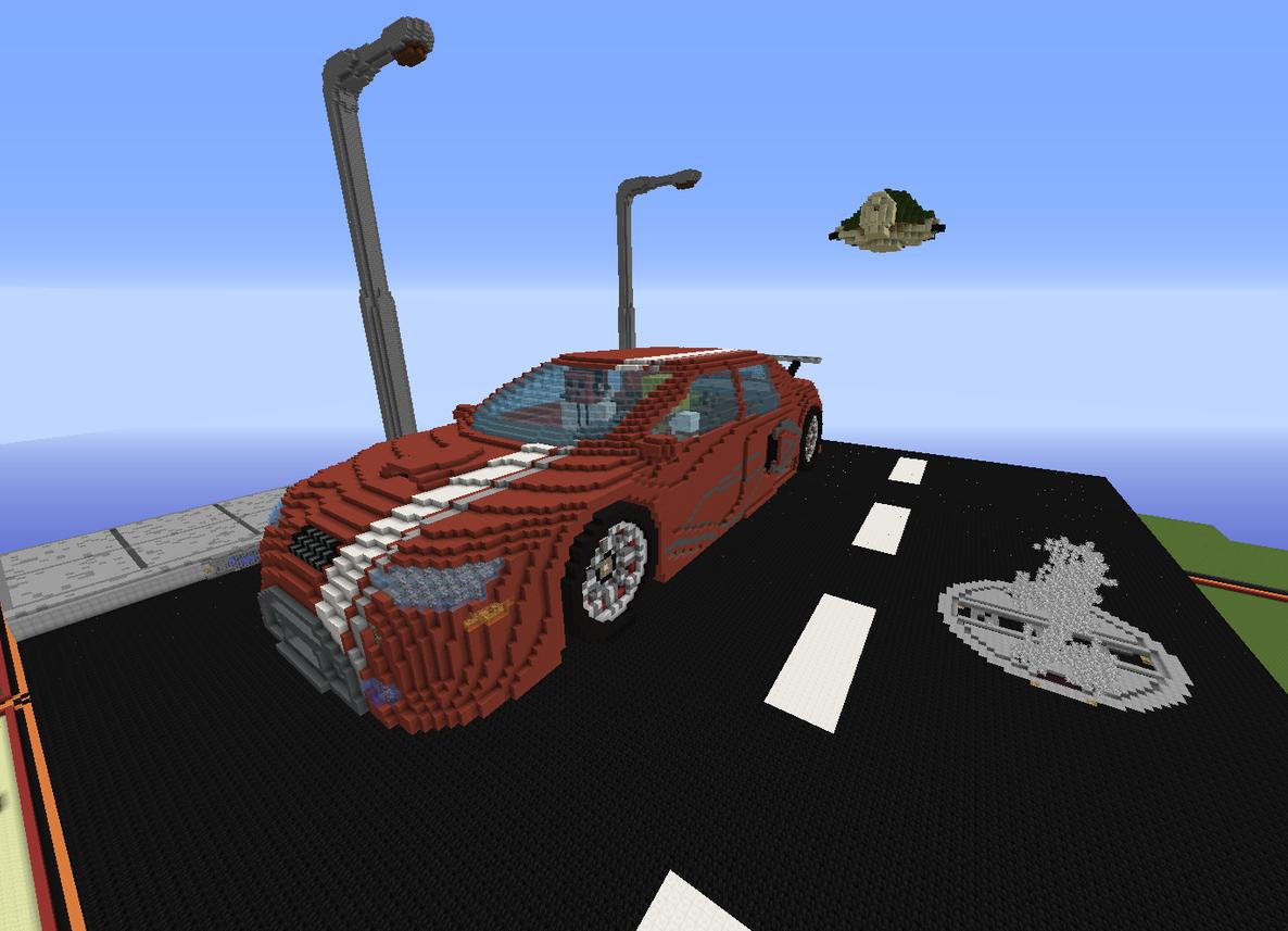 3D Car [+Download] Minecraft Map