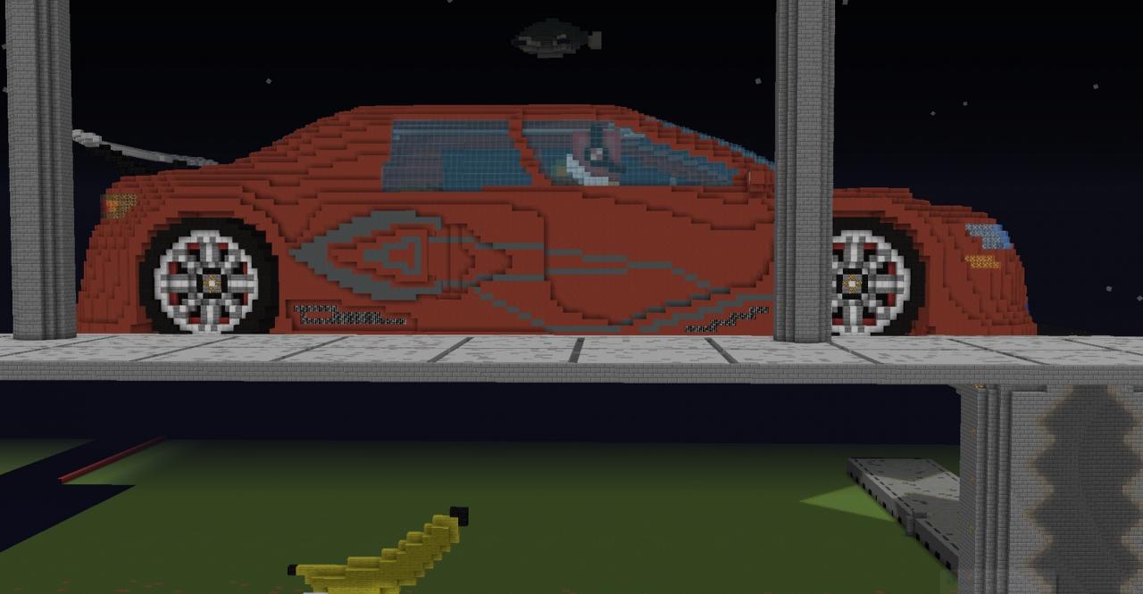 3D Car [+Download] Minecraft Map