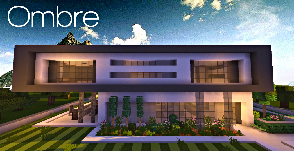 Ombre | A modern concept home | pop reel Minecraft Map