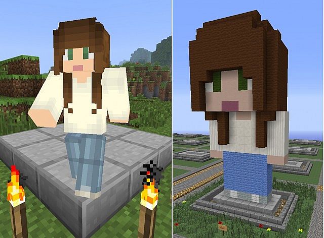 Chibi Statues Minecraft Project