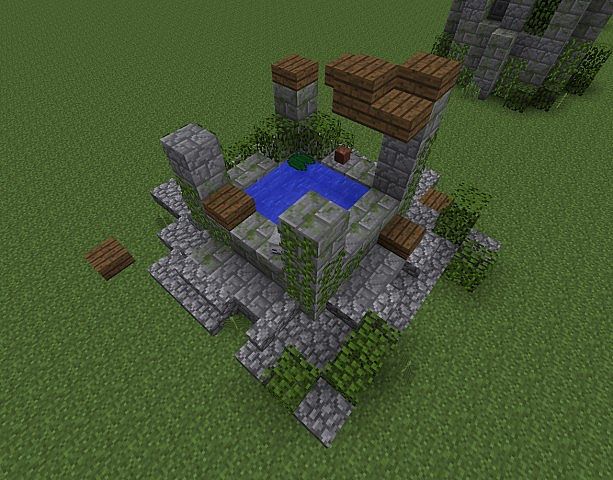 A set of decorative ruins. Minecraft Map