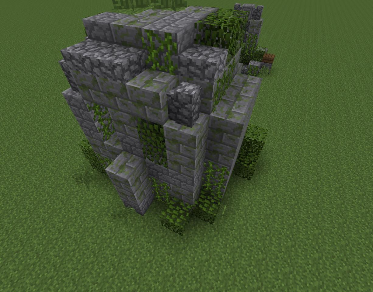 A set of decorative ruins. Minecraft Map