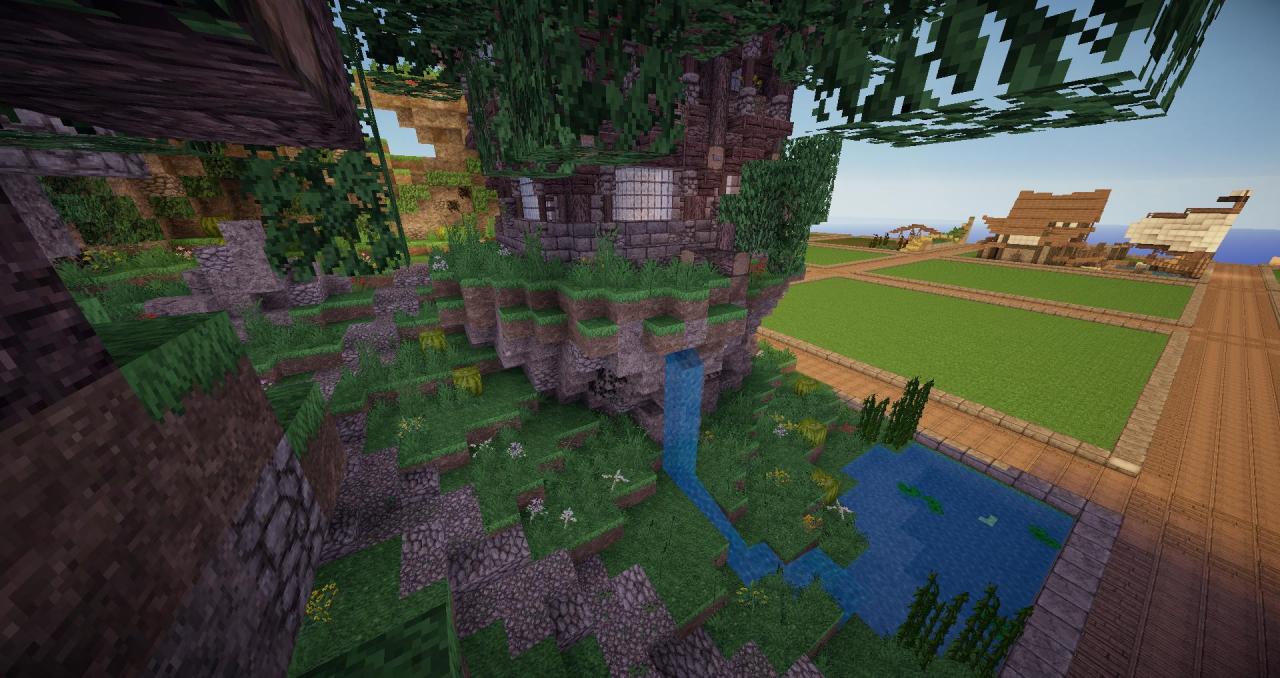 Fantasy/Medieval Creative Plot (35x35) Minecraft Map