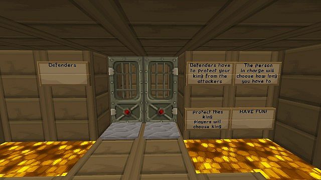 Attackers and Defenders Minecraft Map