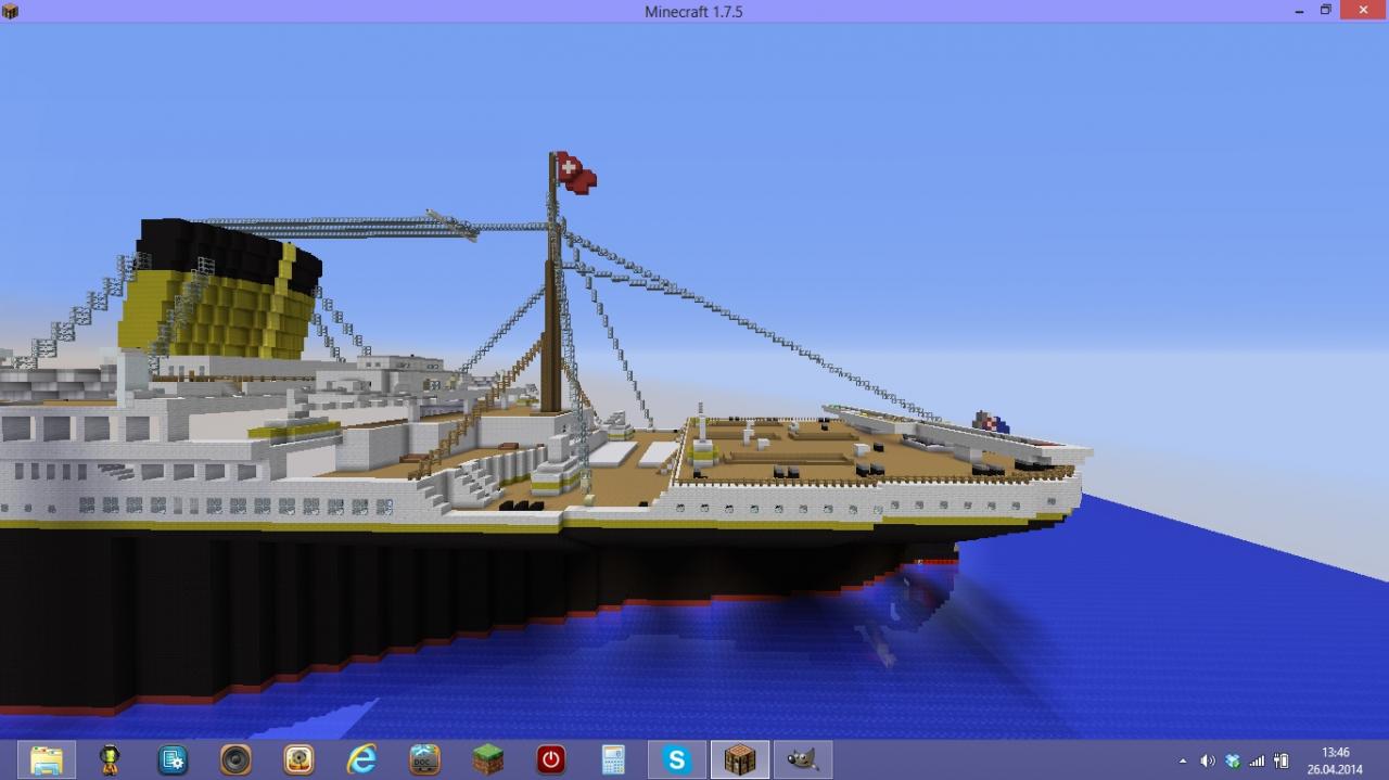 Titanic - huge model Minecraft Map