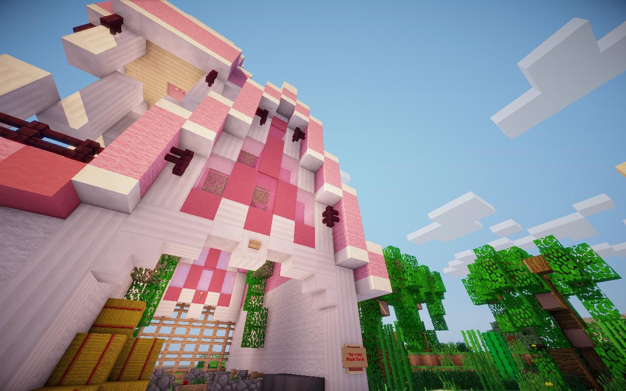[Build] Pink Barn Minecraft Map
