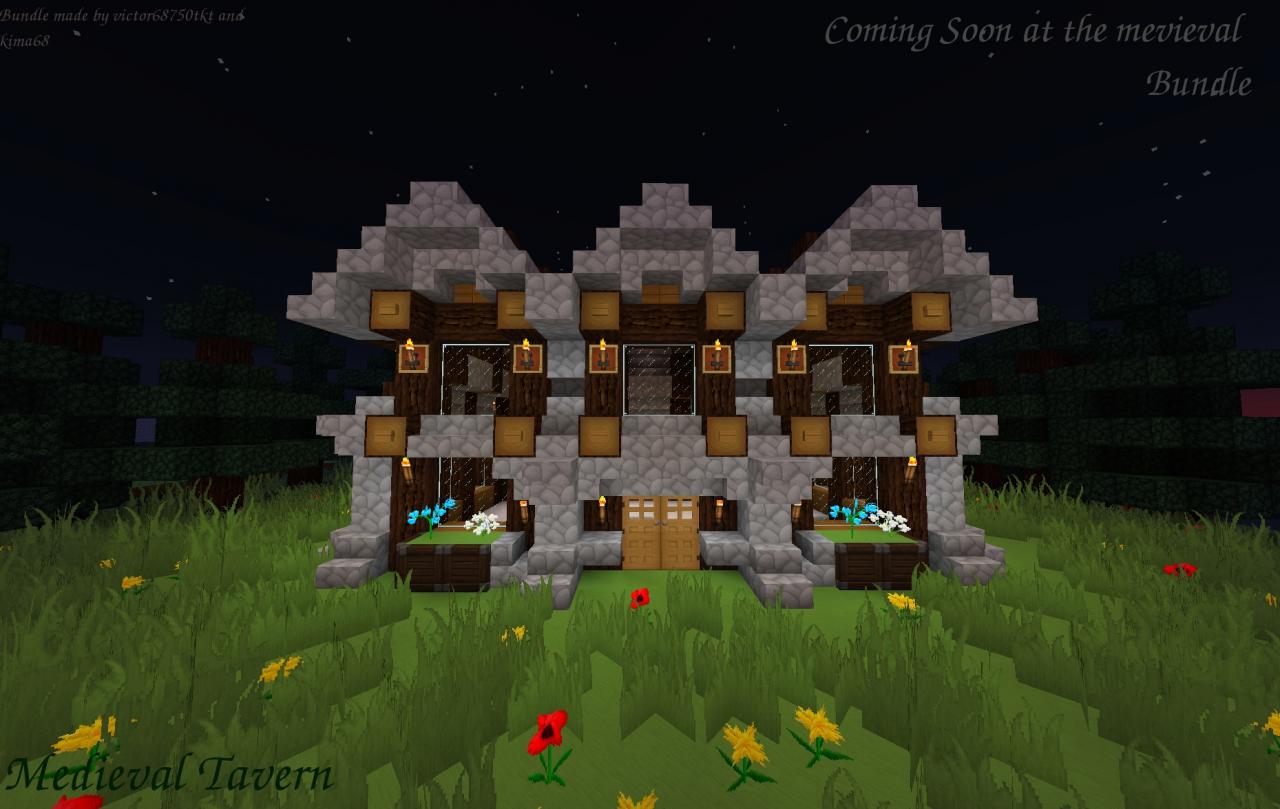 Bundle Project: Medieval Tavern Minecraft Map