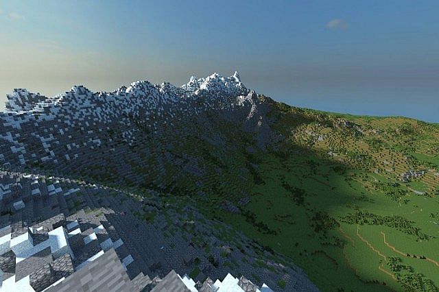Custom Terrain - Mountain Terraform Minecraft Map