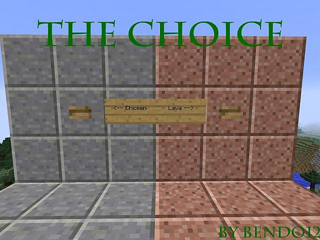 The choice Minecraft Map