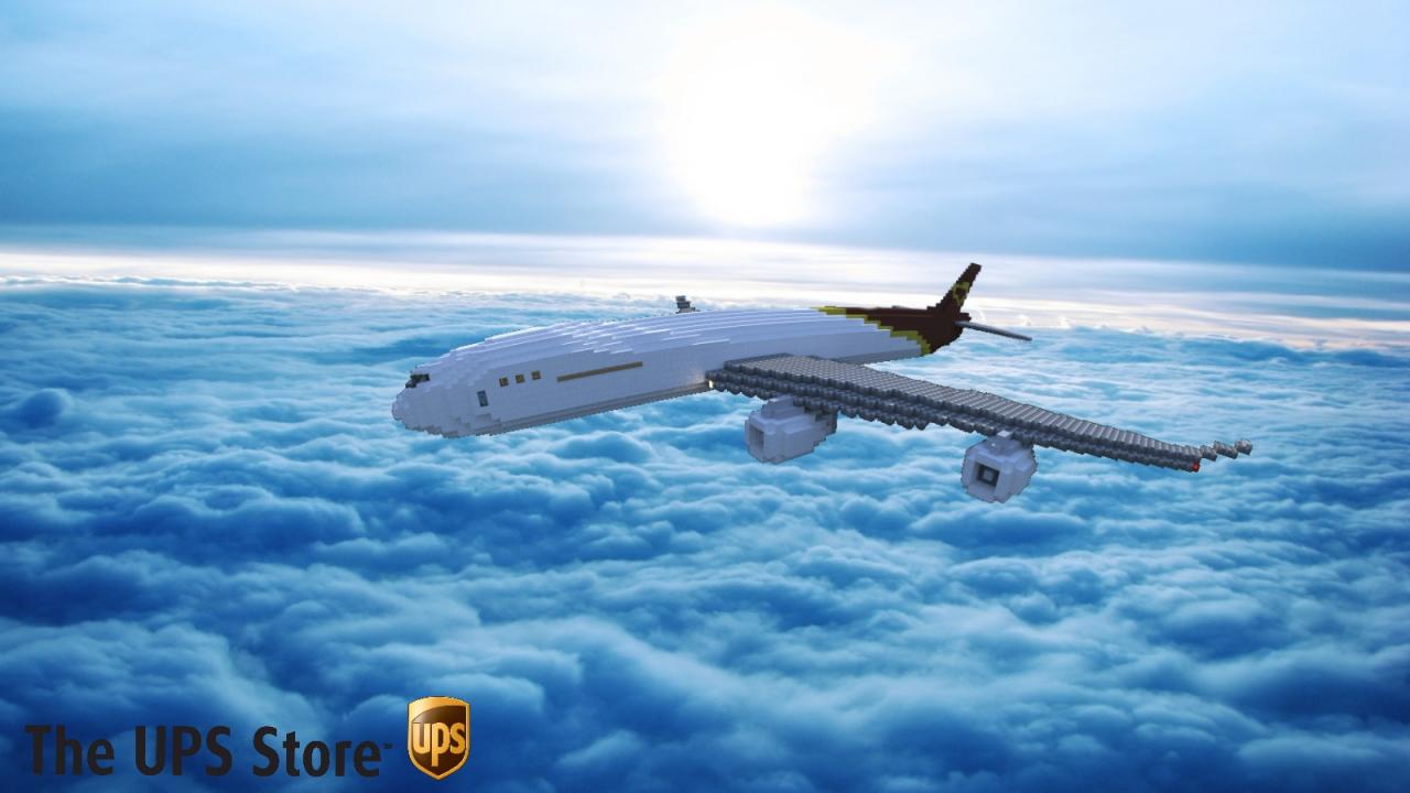 BIGGEST UPS-JET! (20-subscribe build)by suzukiracer222 Minecraft Map