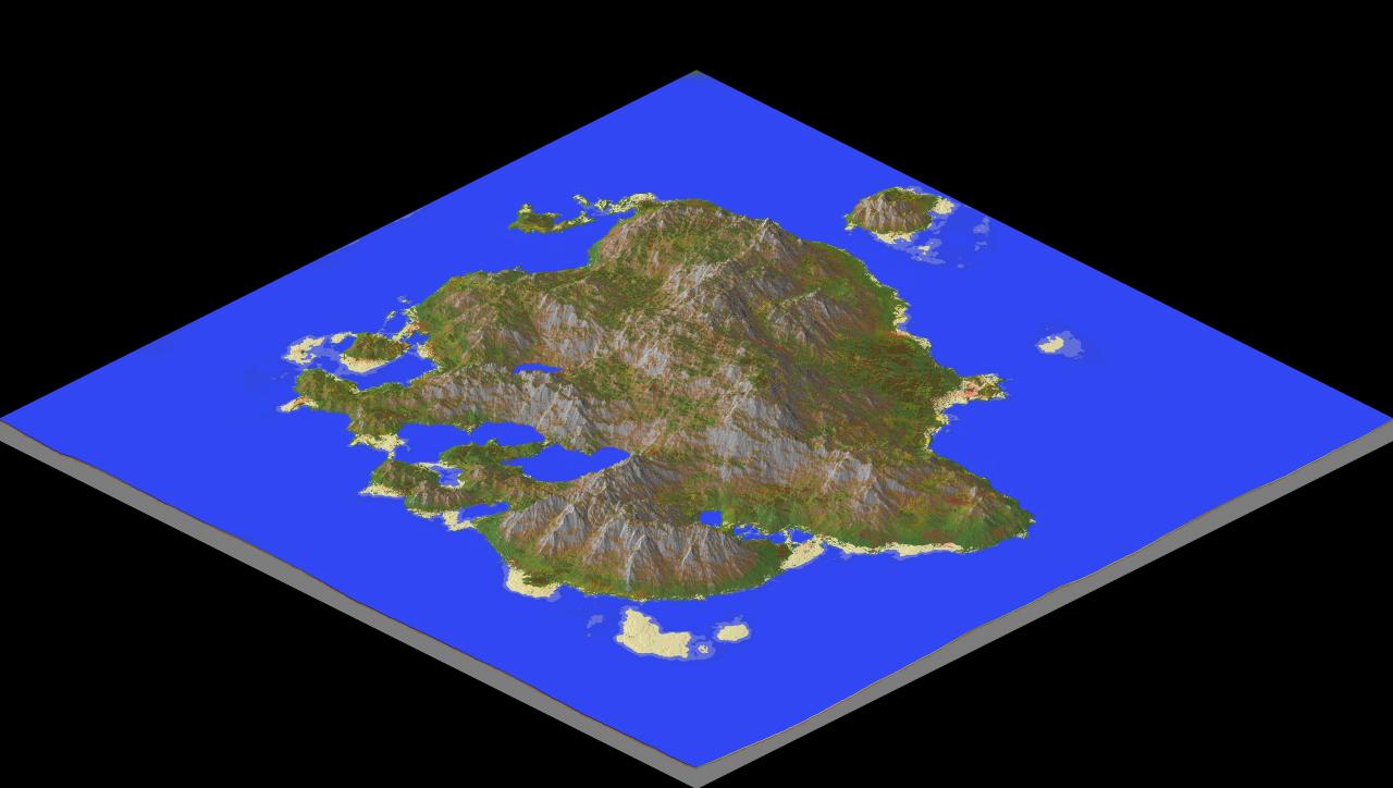 Land of Vyolgar [ Costum Terrain ] Minecraft Map