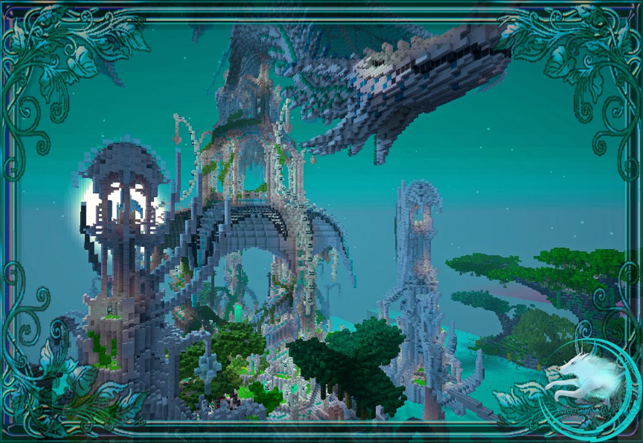 Dragon spawn of the water temple by Katariawolf +Map download Minecraft Map