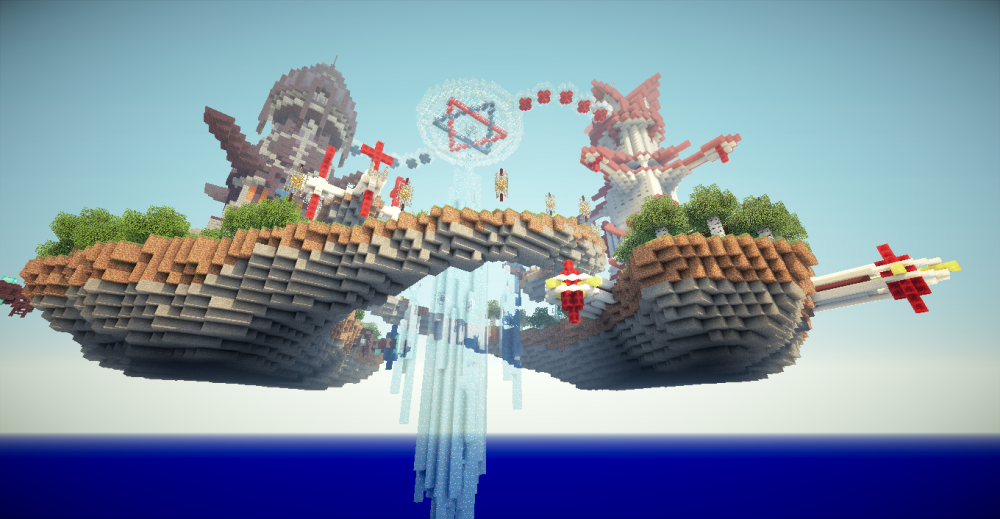 【MaxKim】Dyan's Floating Battle Island【Fantasy】 Minecraft Map