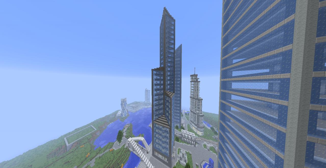 Bank of China Tower Minecraft Map