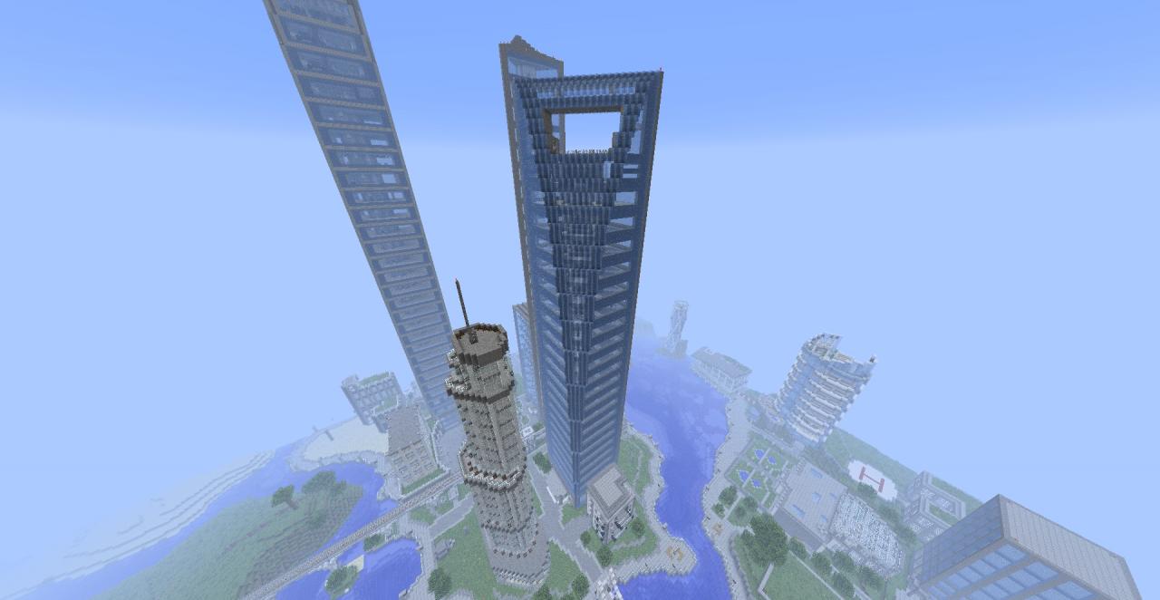 World Financial Center Shanghai Minecraft Map