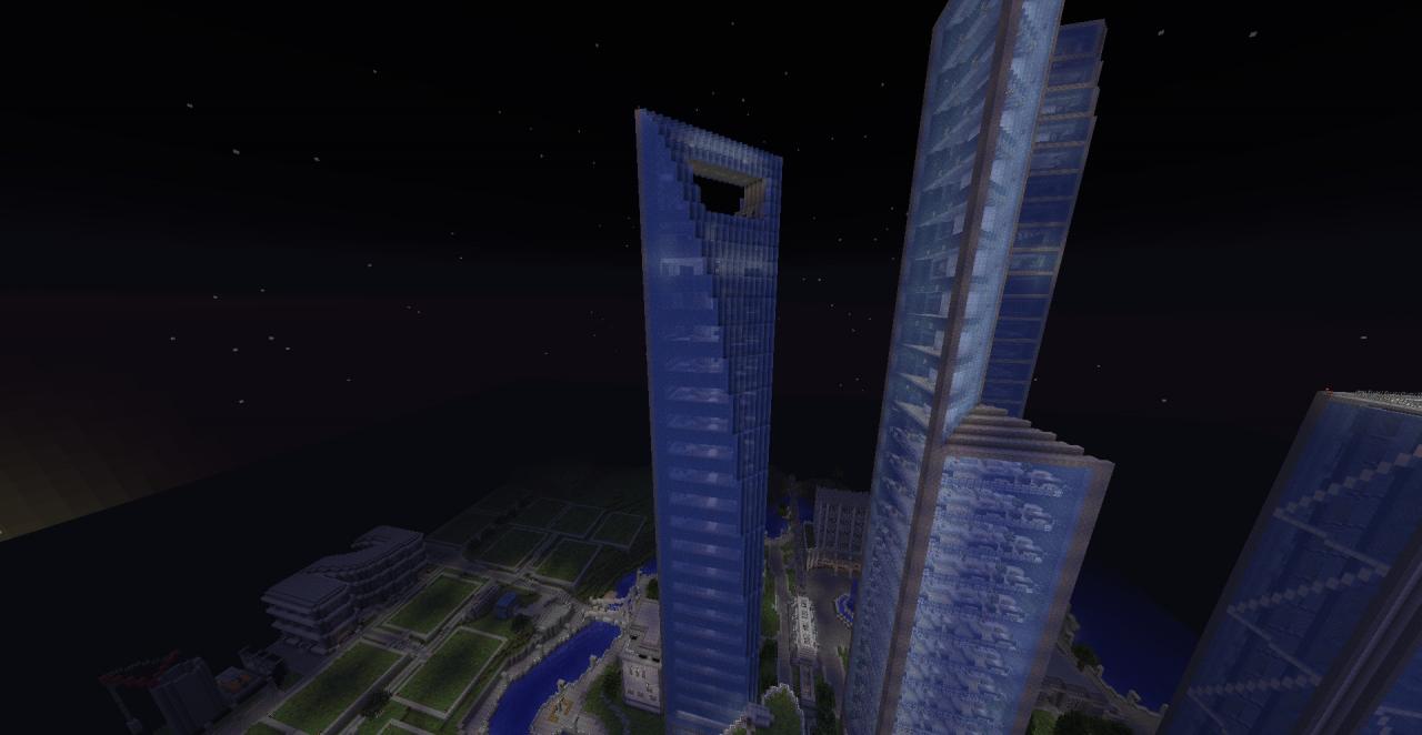World Financial Center Shanghai Minecraft Map
