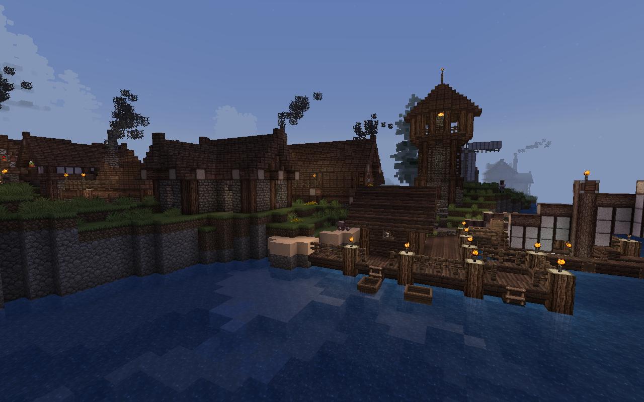 Chéile dorcha village Minecraft Map